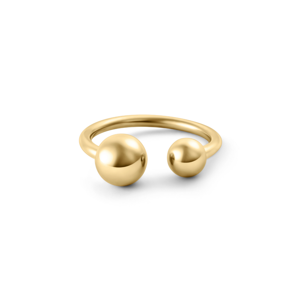 Ballin' Ring – Chunky statement ring with beads | Be Golden