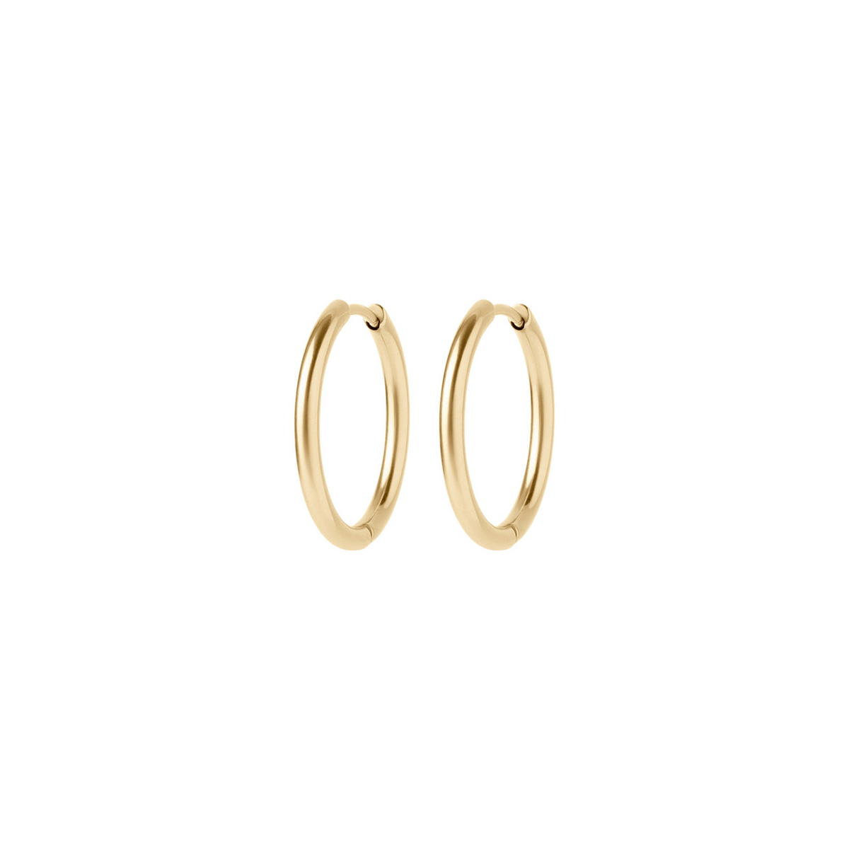 Plain Earrings 20mm | Waterproof Stainless Steel Sieraden | Be Golden